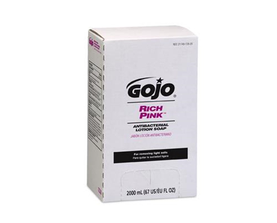 GOJO Rich Pink Antibacterial Lotion Soap. Save at Tigermedical — Tiger ...