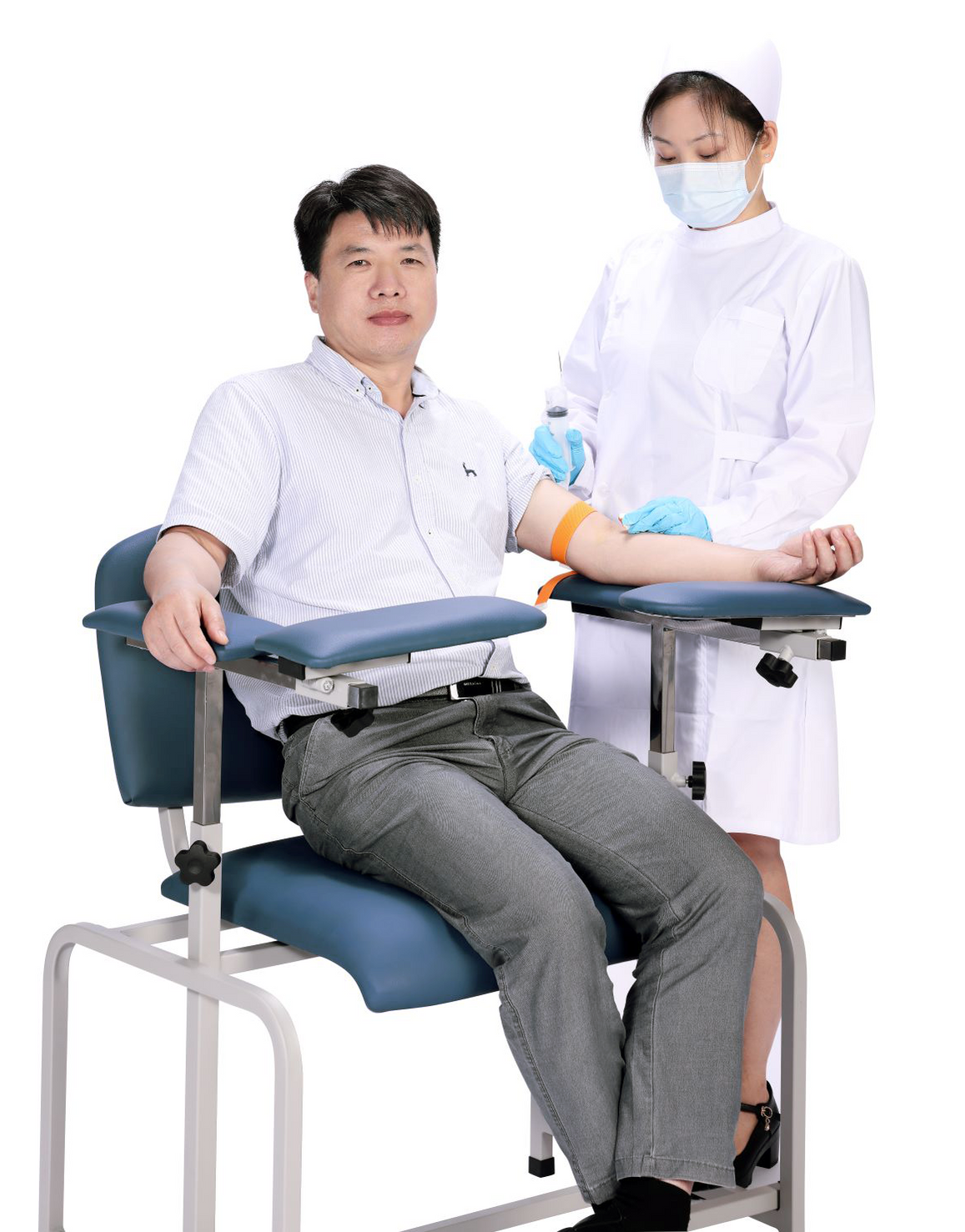 Viva Comfort Bariatric Padded Blood Drawing Chair. Save at Tigermedical ...