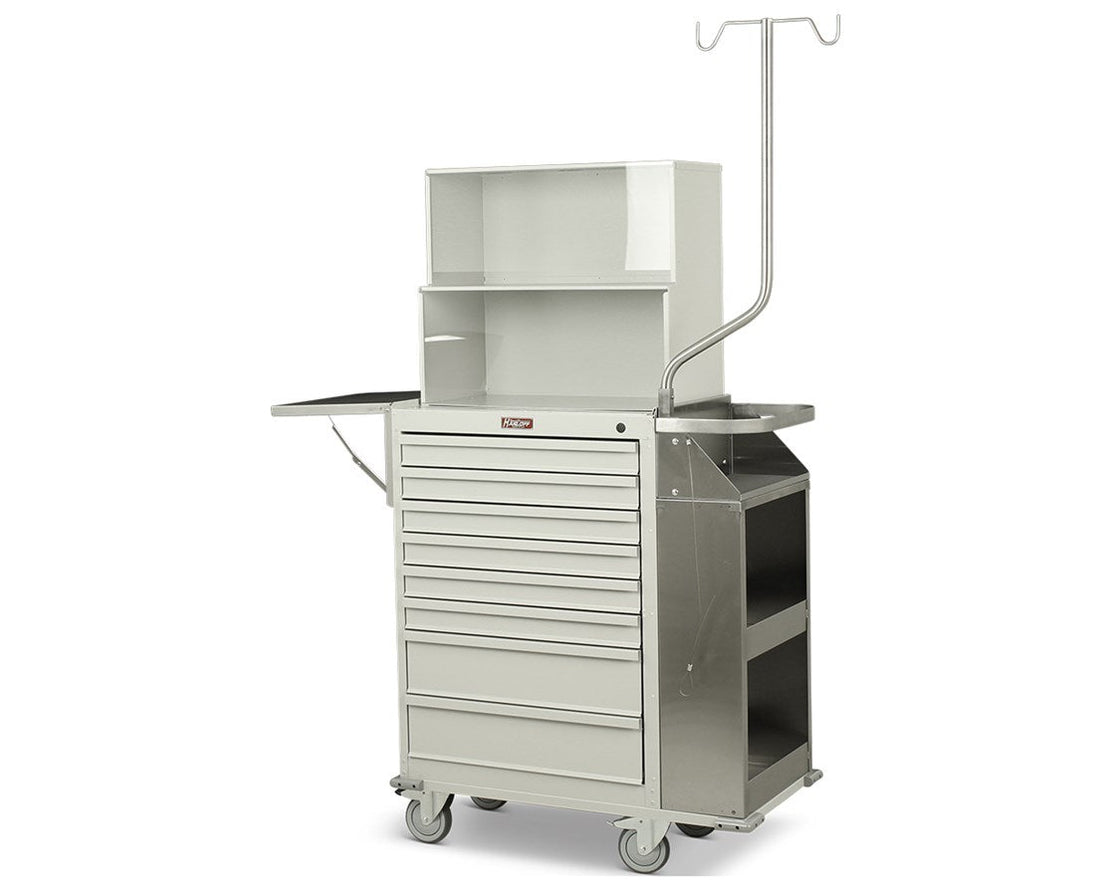 Harloff 8 Drawer Cast Cart - Top Storage Compartment - Save at — Tiger ...