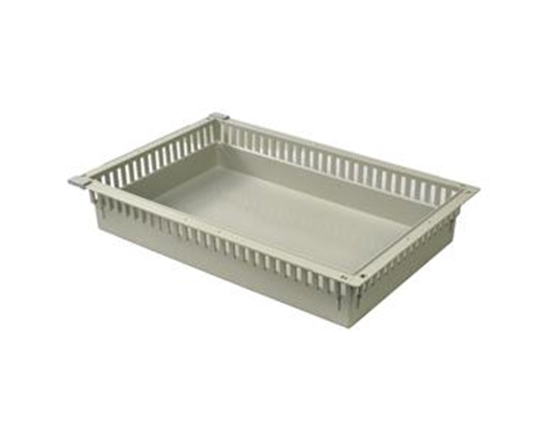 4" Exchange Trays for Mobile Medical Storage - Tray with Long Divider ...