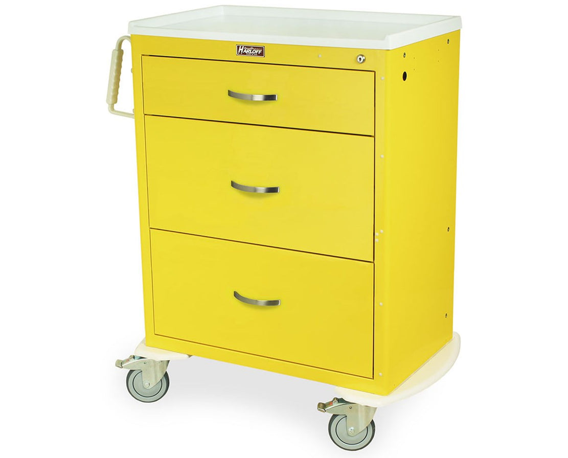 Harloff Tall / Wide Steel Infection Control Cart - Save at — Tiger Medical