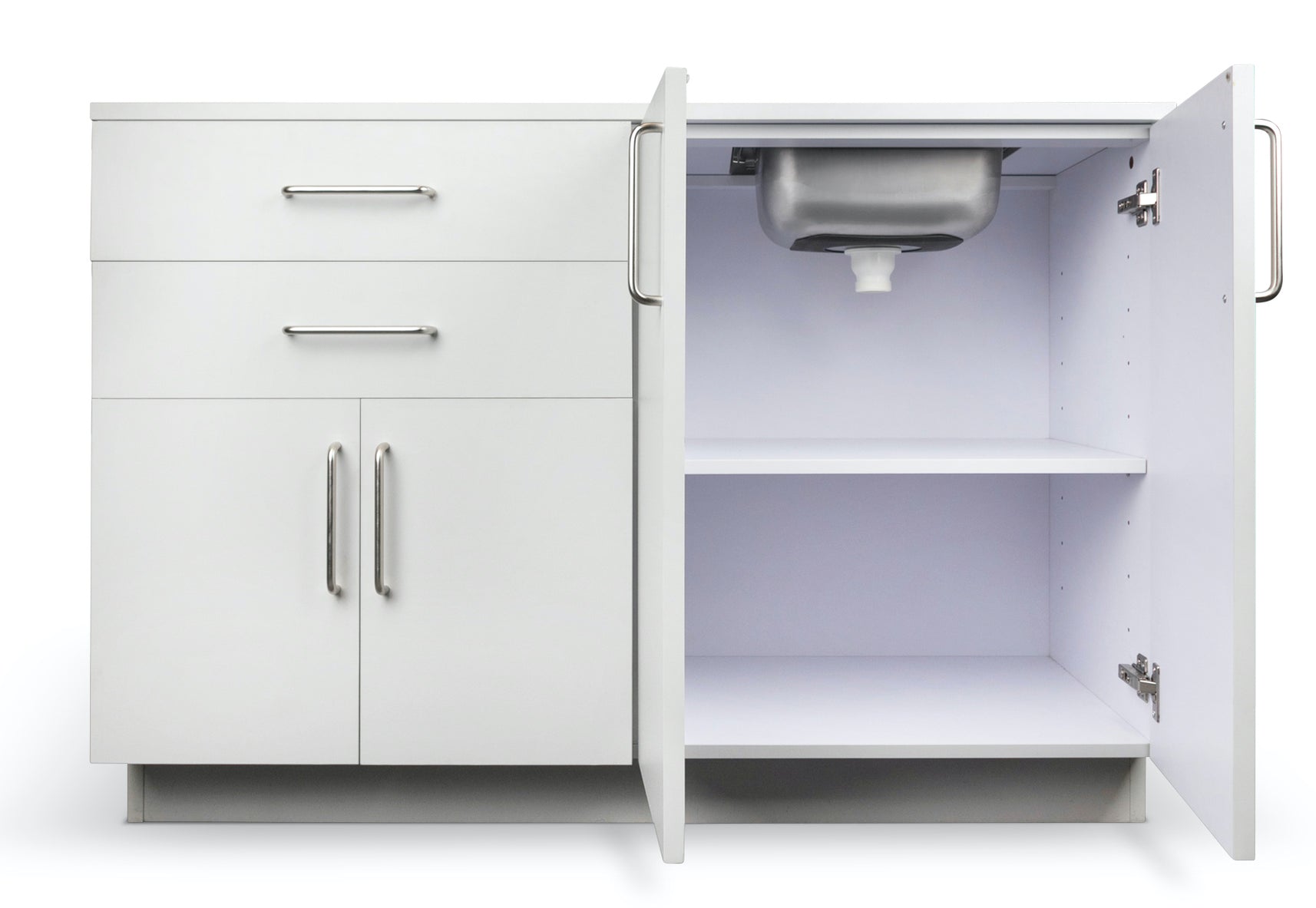 [KIT COMPONENT] Viva Comfort 48"W Base Cabinet with 4 Doors, 2 Drawers ...