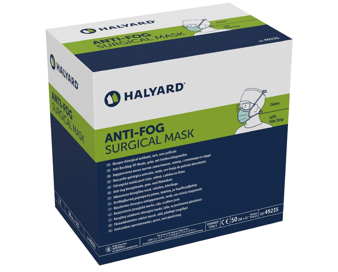Halyard Anti-Fog Surgical Mask w/. Save at Tigermedical — Tiger Medical