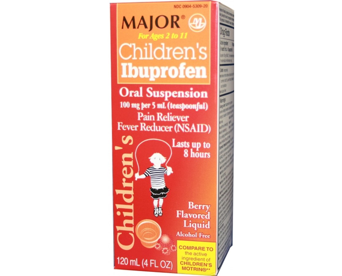 Ibuprofen, Oral Suspension, Berry, 118ml - Save at — Tiger Medical