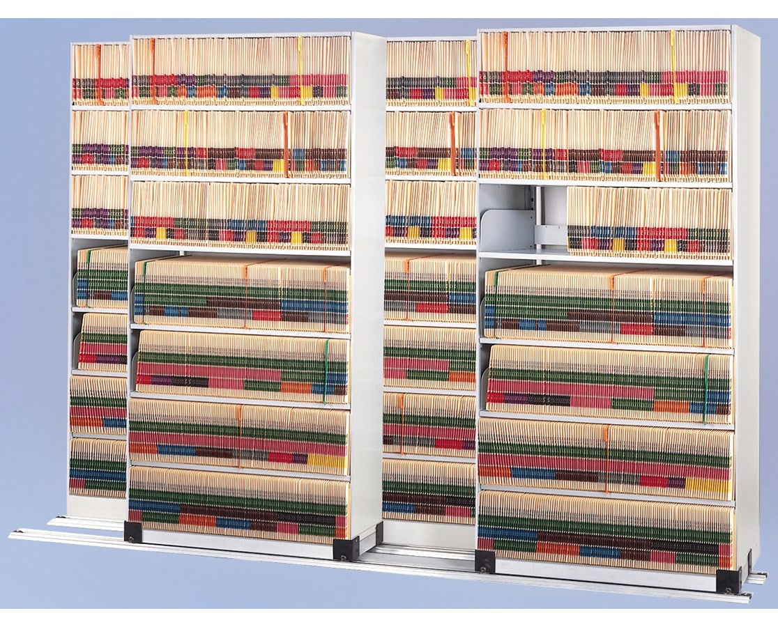 Mayline 4-Post Kwik-Track Bi-Slider Filing 5 Units - Save at — Tiger ...