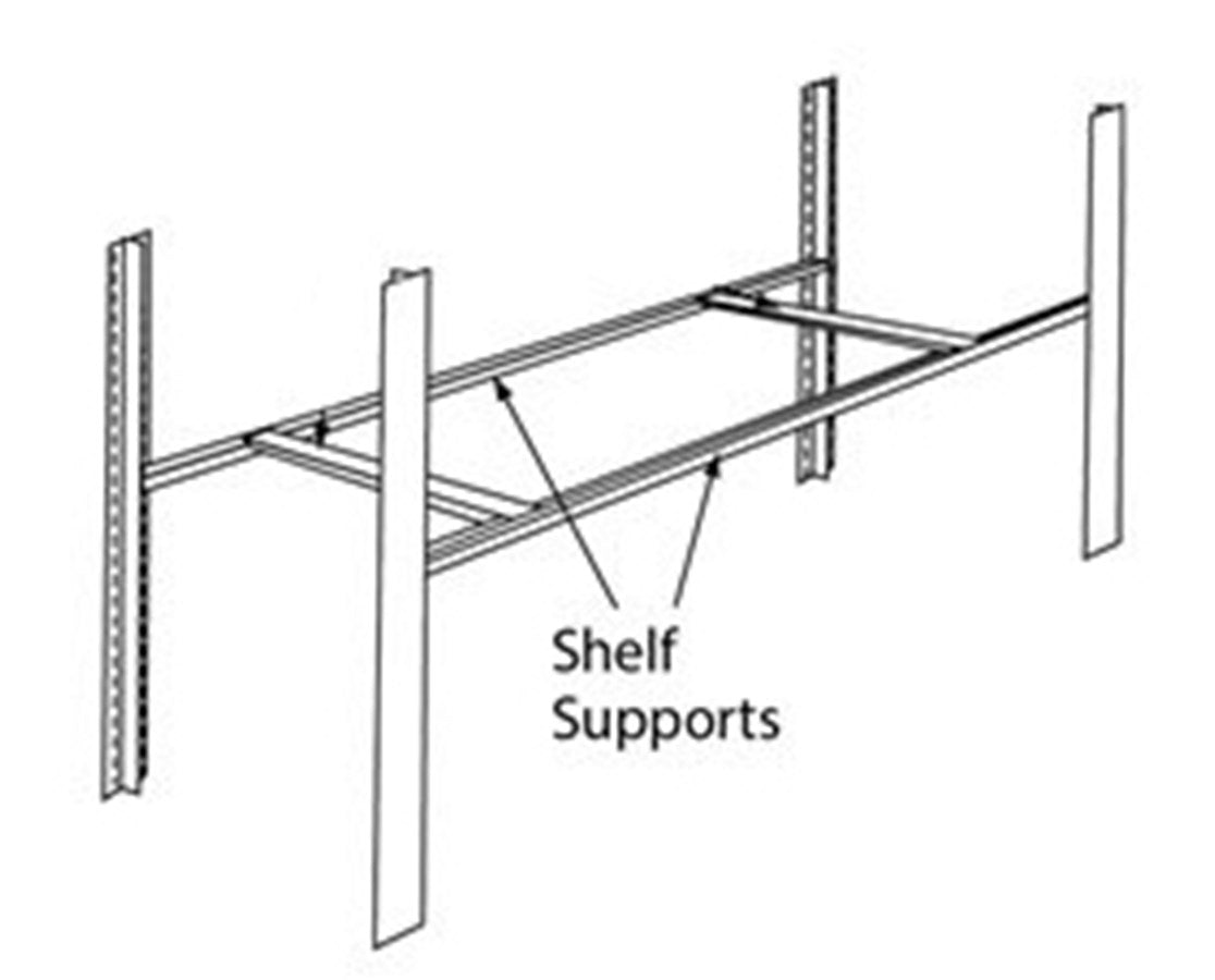 4-Post Heavy Duty Shelf Supports 48" Wide — Tiger Medical