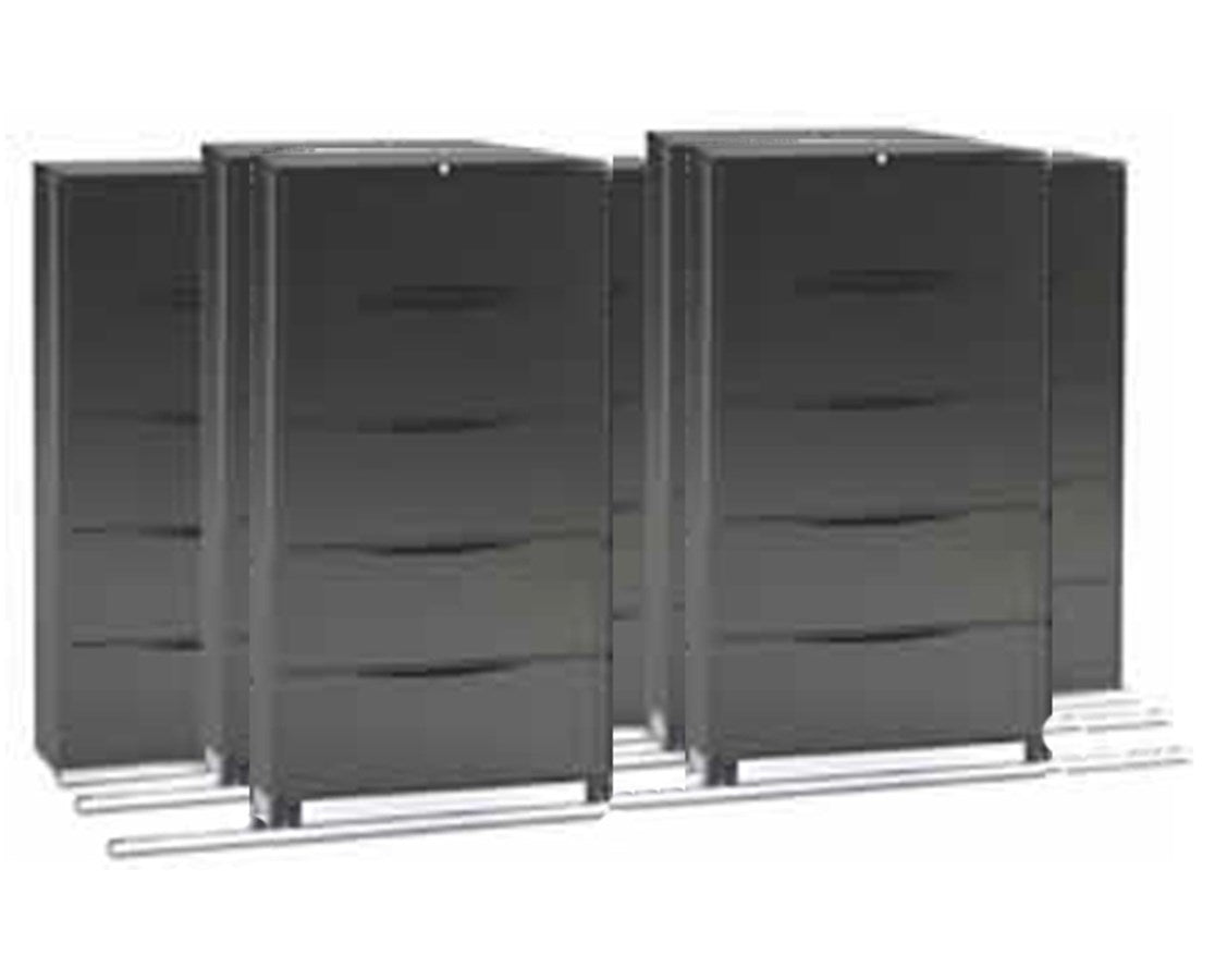 Mayline Lateral Files on Kwik-Track, 5 Drawers - Save at — Tiger Medical