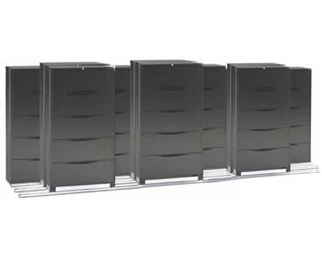 Mayline Lateral Files on Kwik-Track, 5 Drawers - Save at — Tiger Medical