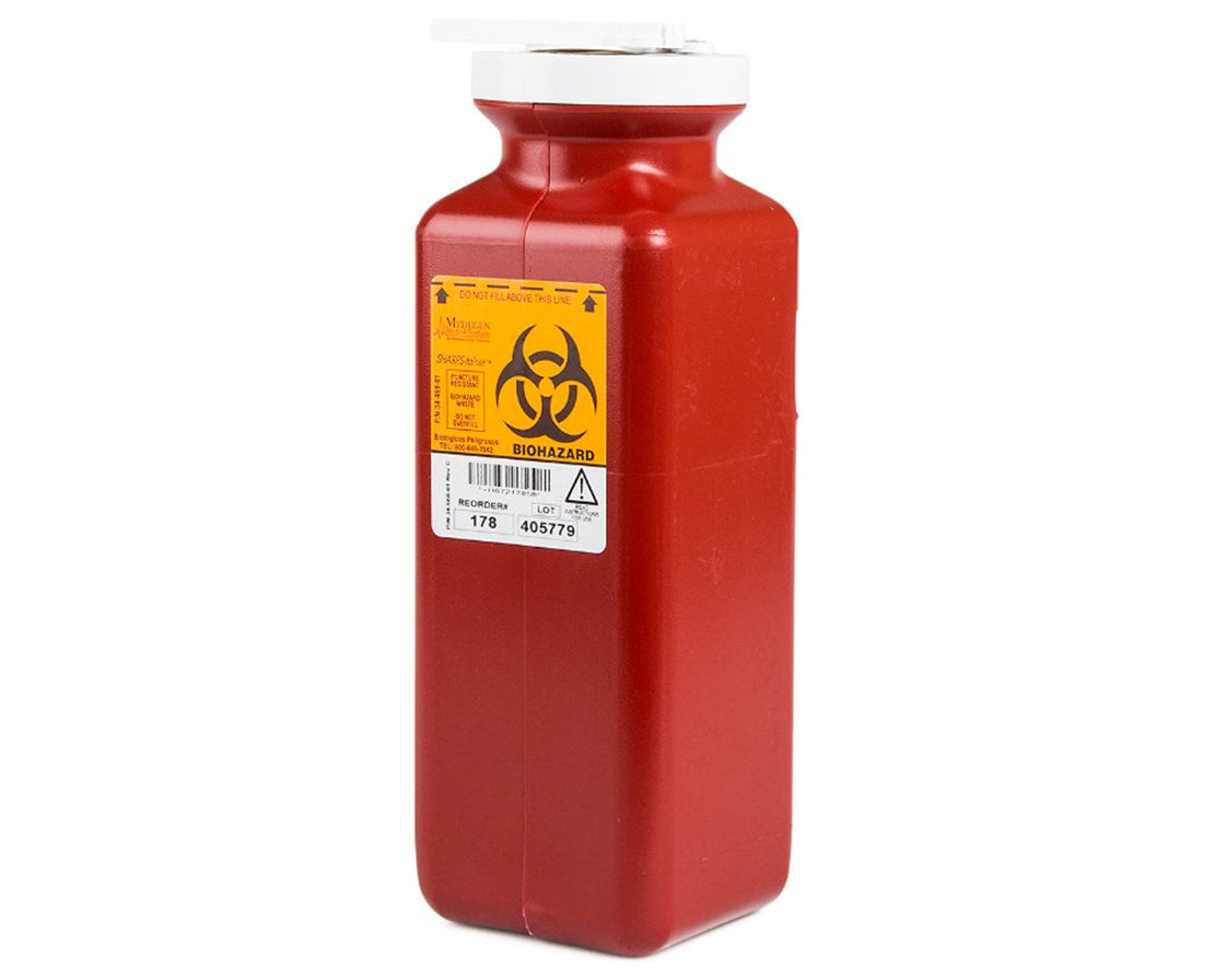 Medegen Biohazard Sharps Disposal Container. Save at Tigermedical ...