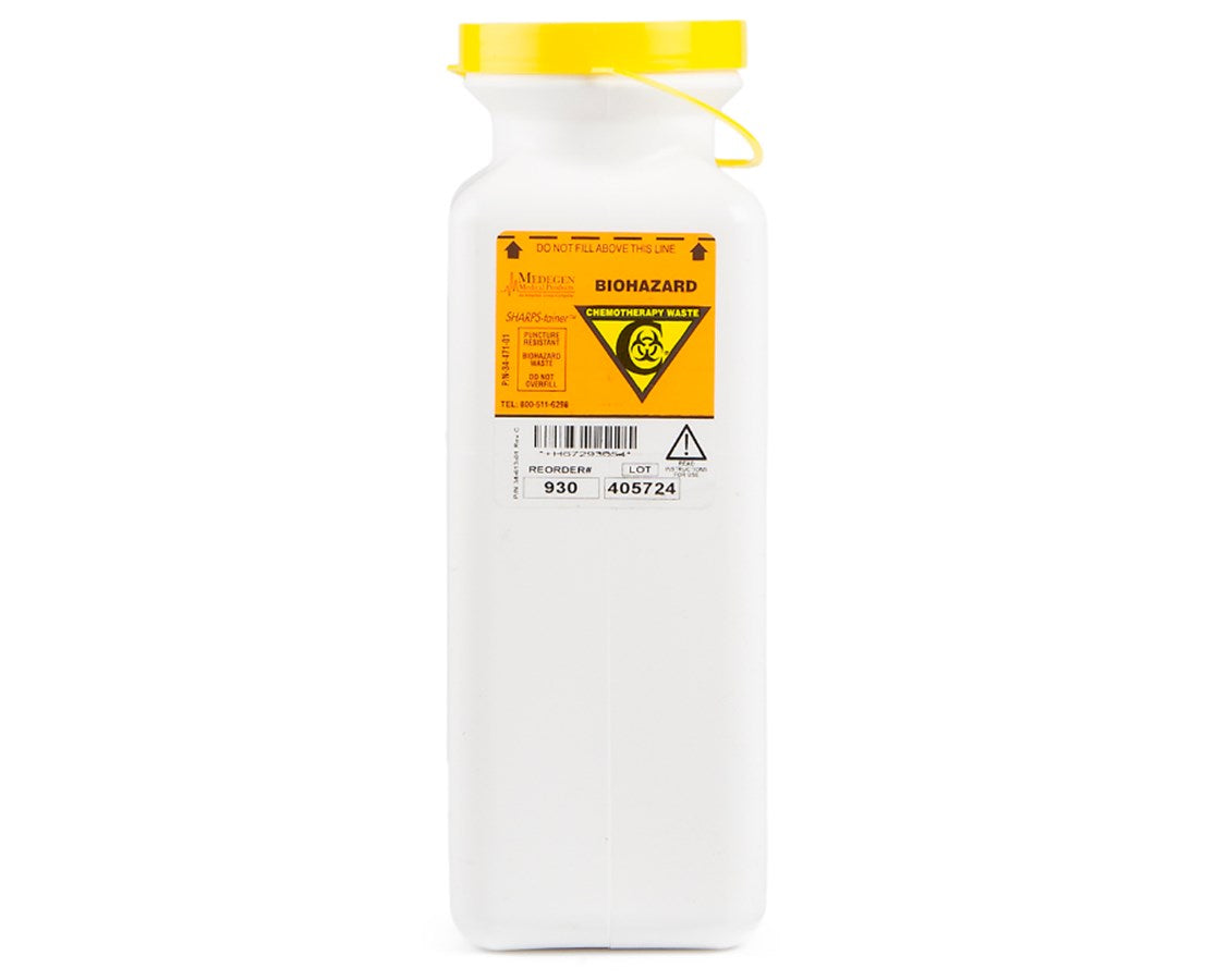 Medegen Chemotherapy Sharps Disposal Container - Save at — Tiger Medical