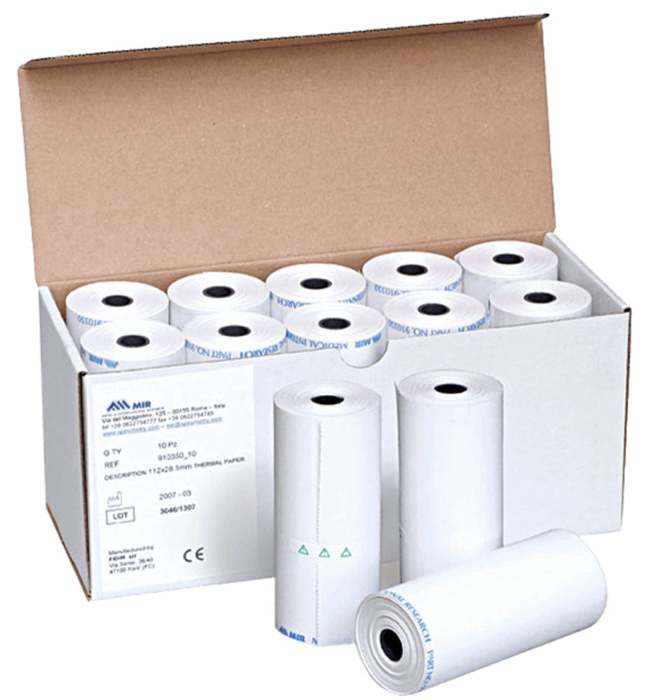 MIR Thermal Paper for Spirolab Spirometer. Save at Tigermedical — Tiger ...