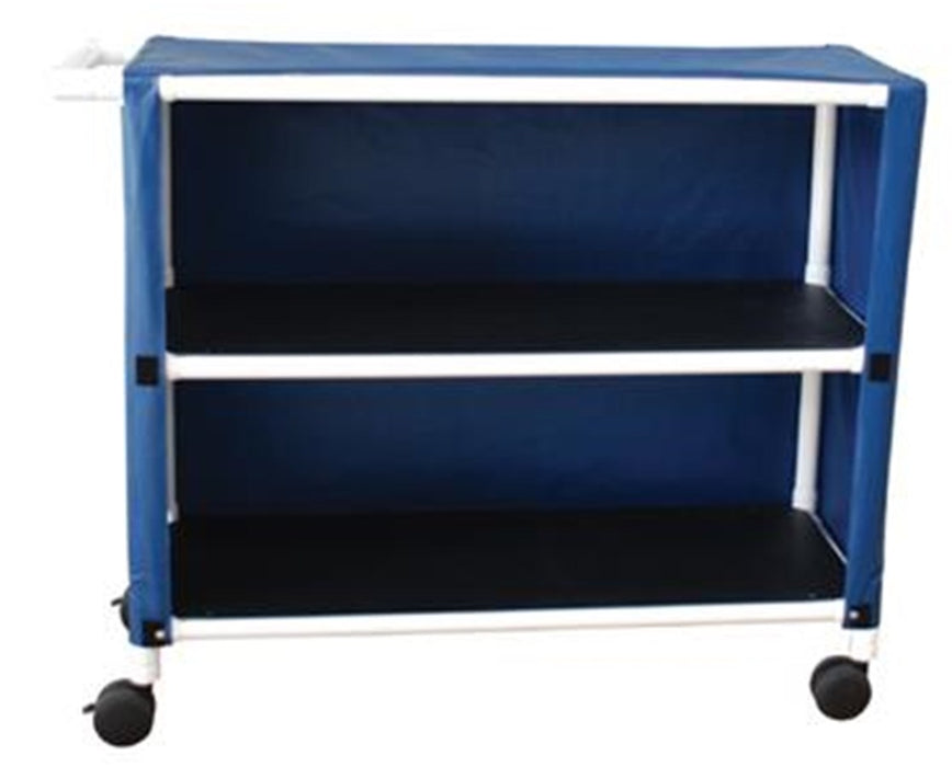 Two Shelf Linen Carts 345-2C-3: 3" Casters — Tiger Medical