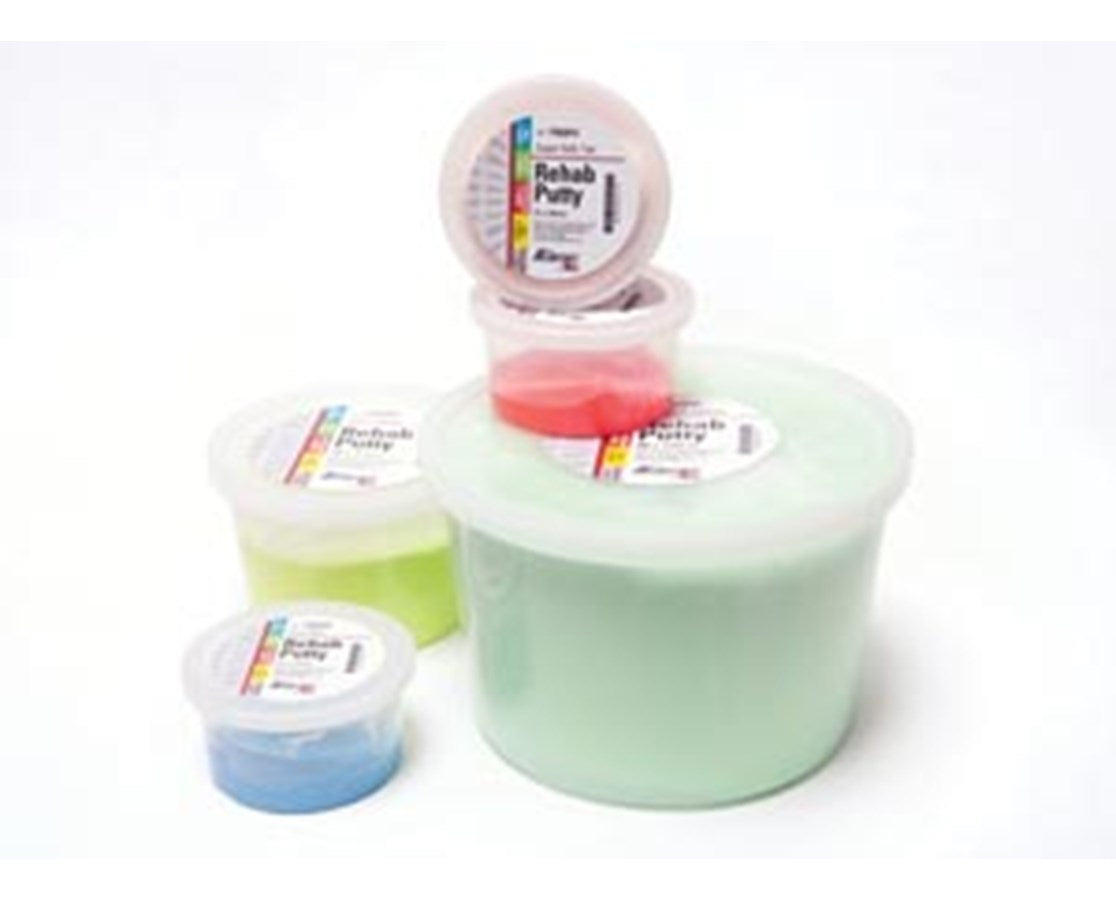 Physical Therapy Rehab Putty 4 oz Medium Soft (Red) — Tiger Medical