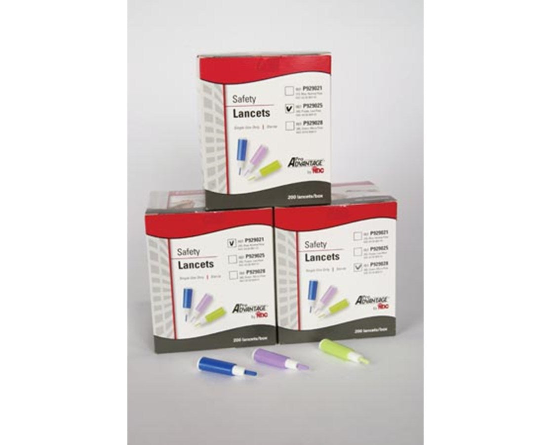 Pro Advantage Pressure Activated Safety Lancet. Save at Tigermedical ...