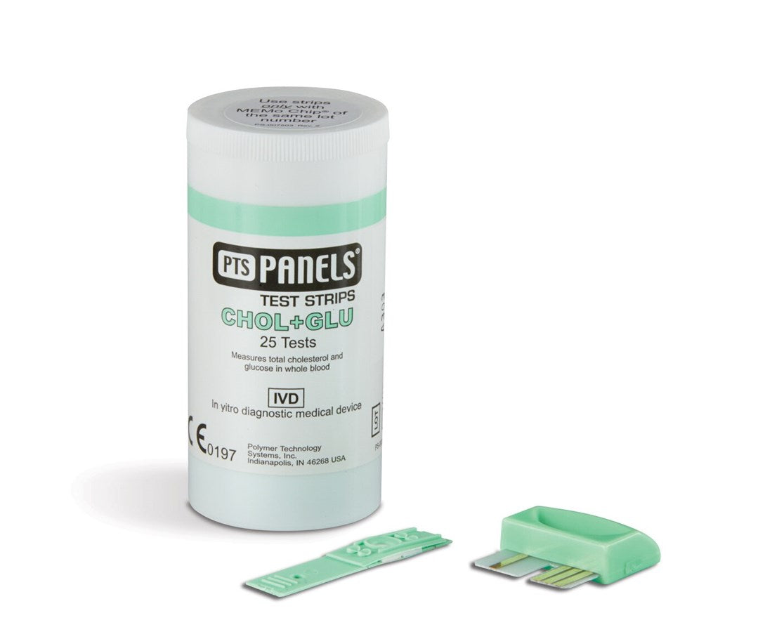 PTS Diagnostics PTS Panels Cholesterol Plus Glucose Test Strips - Save ...