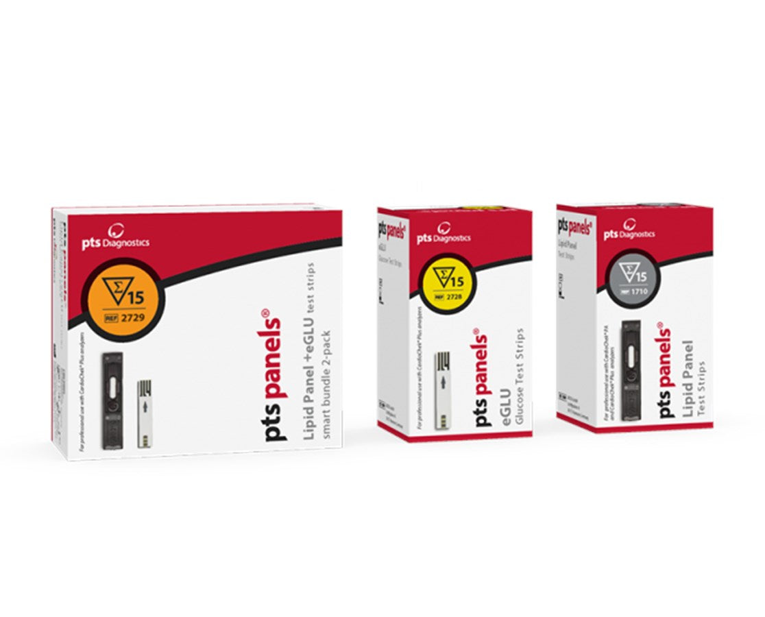 PTS Diagnostics PTS Panels Lipid Plus eGLU Test Strip Smart Bundle Pack ...