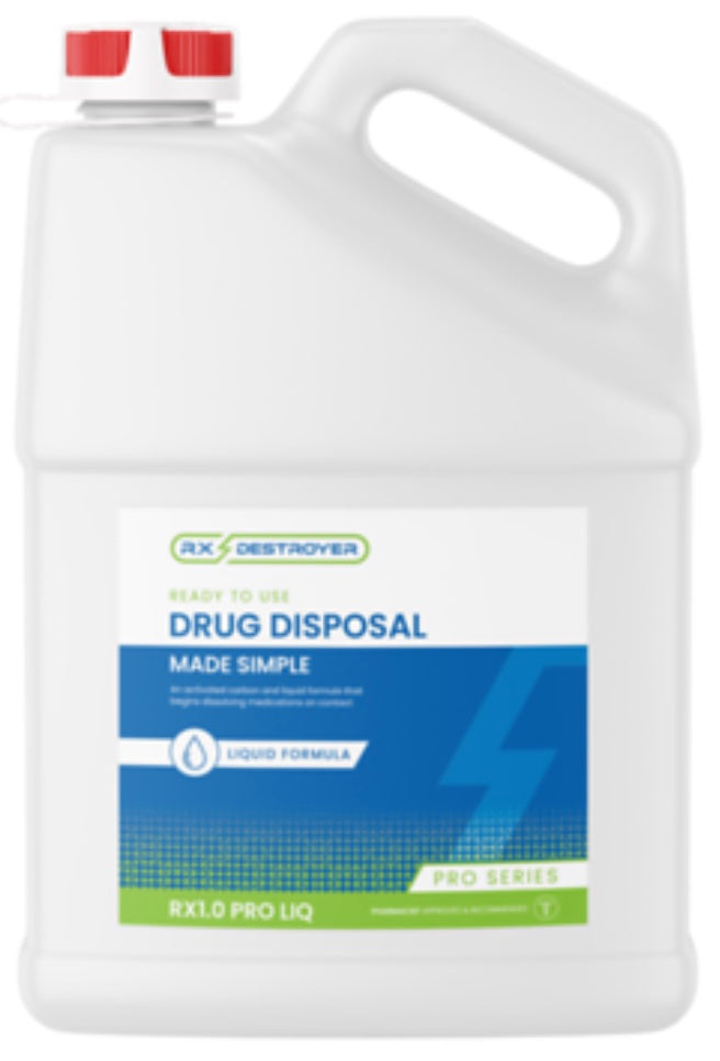 Rx Destroyer Drug Waste / Liquid Disposal Container - Save at — Tiger ...