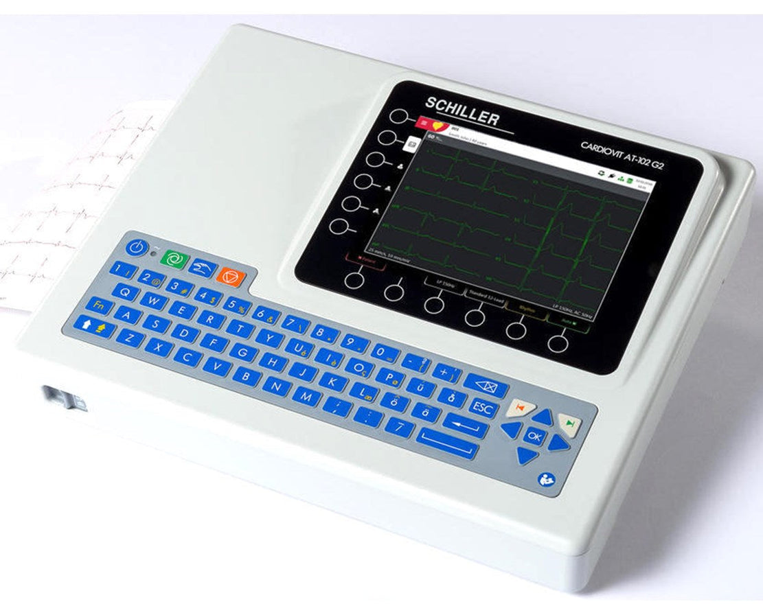 Schiller Cardiovit AT-102 G2 ECG. Save at Tigermedical — Tiger Medical