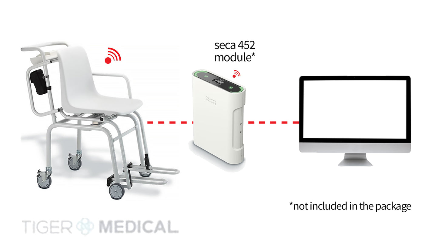 Seca 954 Digital Chair Scale - Wireless Transmission - Save at — Tiger ...