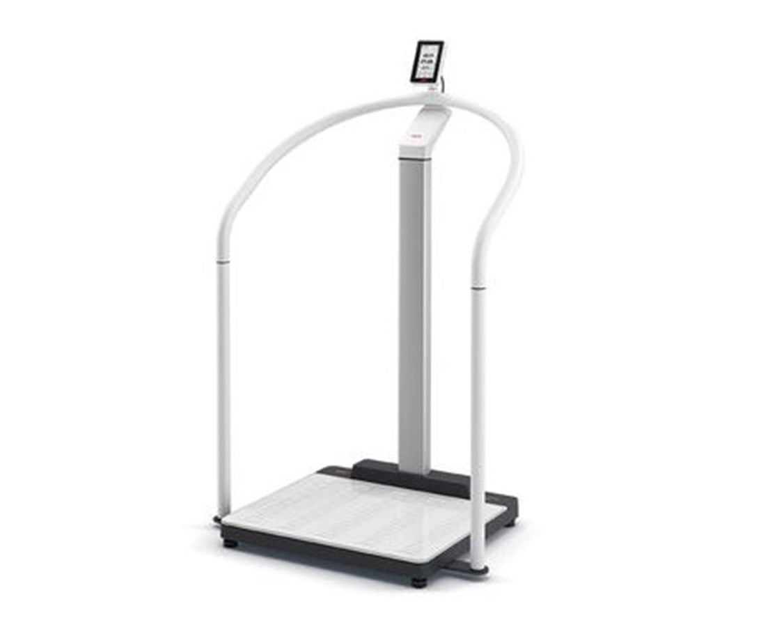 EMR Scale with ID-Display and Handrail — Tiger Medical