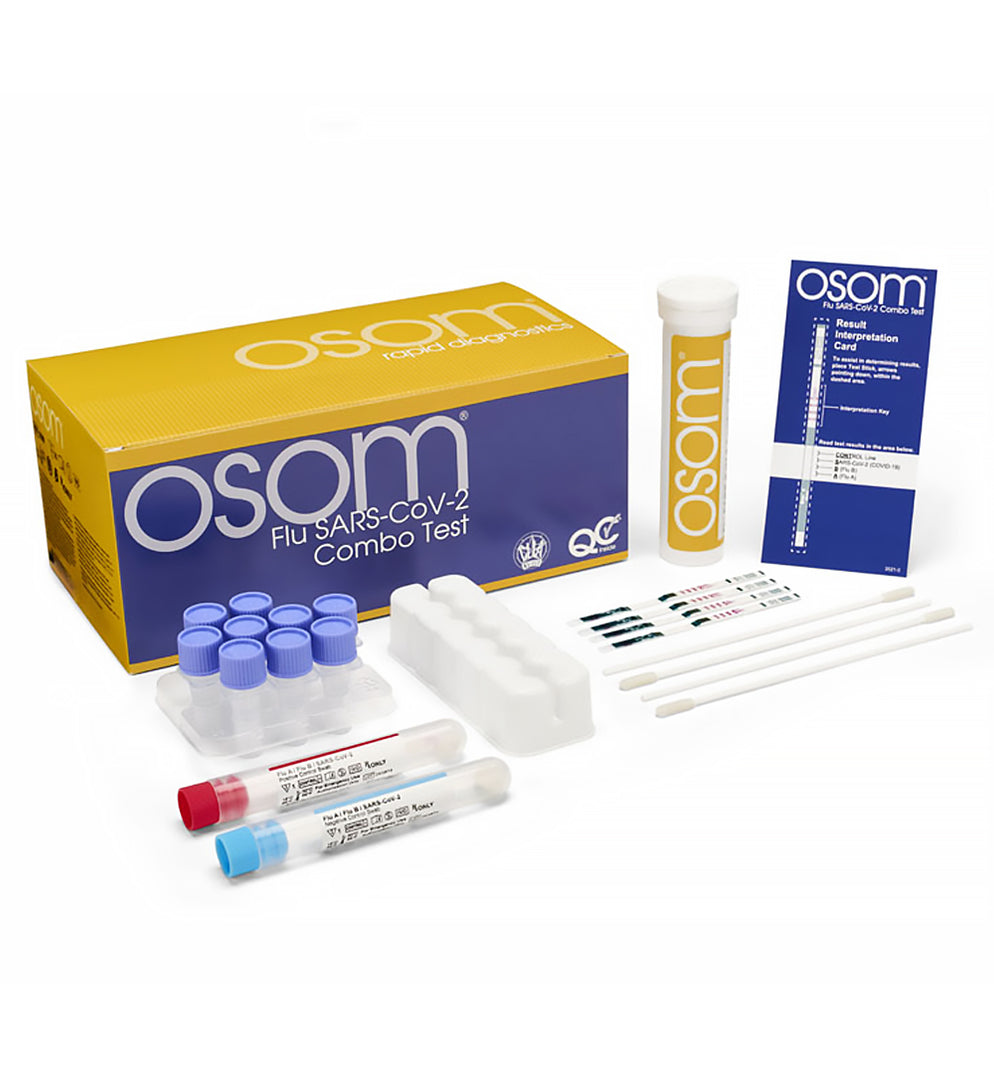 Sekisui Diagnostics OSOM Flu SARS-CoV-2 Combo Test. Save at ...
