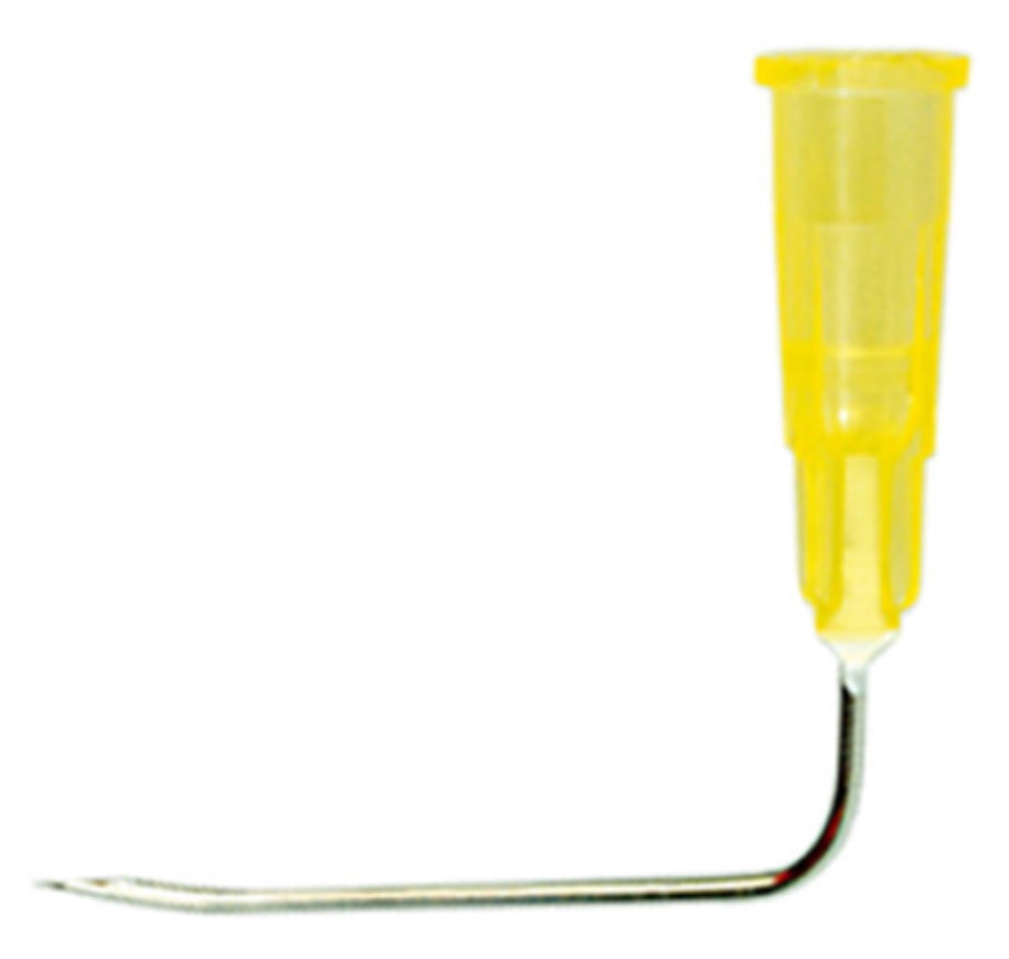 Port-A-Cath Safety Huber Needle w/ Plastic Hub, 90-Deg Bent, 19G x 1 ...