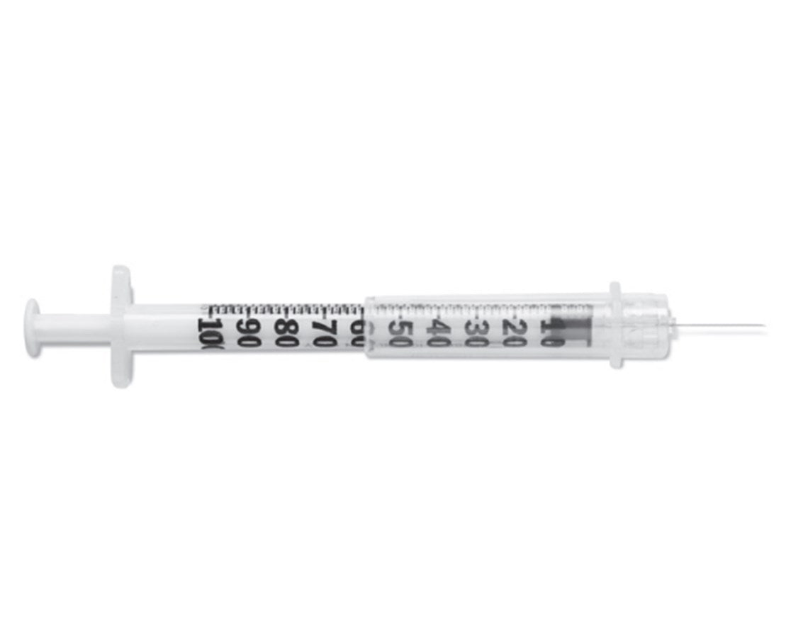 UltiCare U-100 1cc Insulin Safety Syringe (100/bx) — Tiger Medical