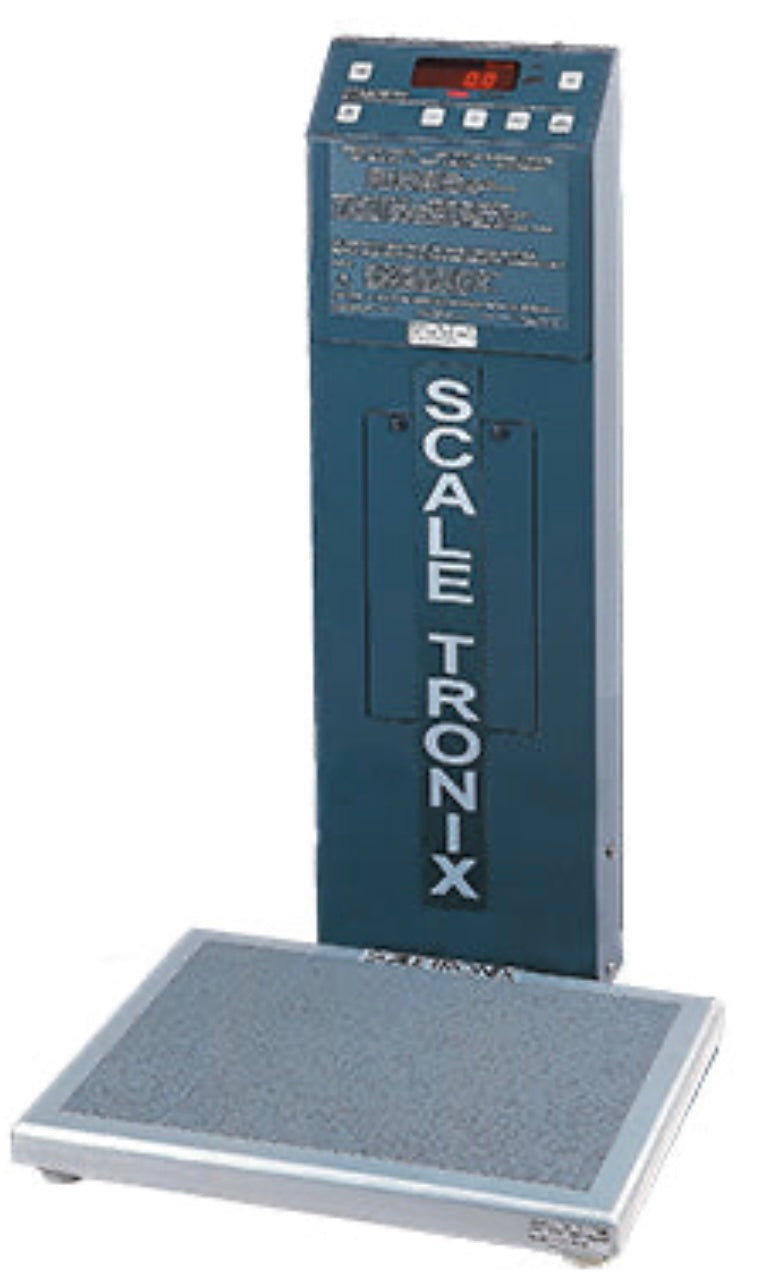 Welch Allyn Scale-Tronix 5122 Low-Profile Stand-On Digital Scale - lb ...