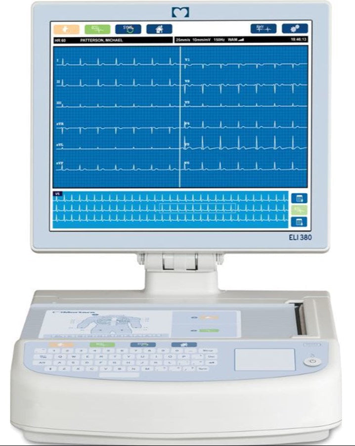 Welch Allyn ELI 380 Resting Electrocardiograph ECG - Save at — Tiger ...