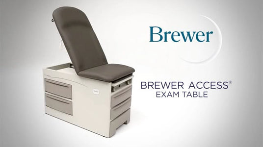 Brewer Access Exam Table w/ Drawers & Adjustable Back. Save at ...